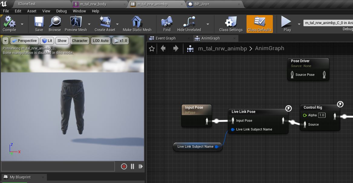 iClone、MetaHuman Live Link設定 – taktelon core